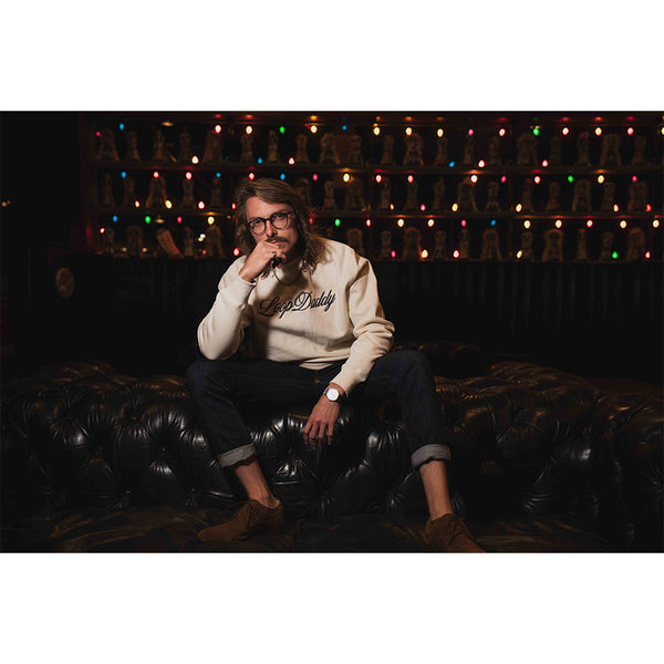 Marc Rebillet Loop Daddy Embroidered Bone Crewneck Sweatshirt - Marc ...